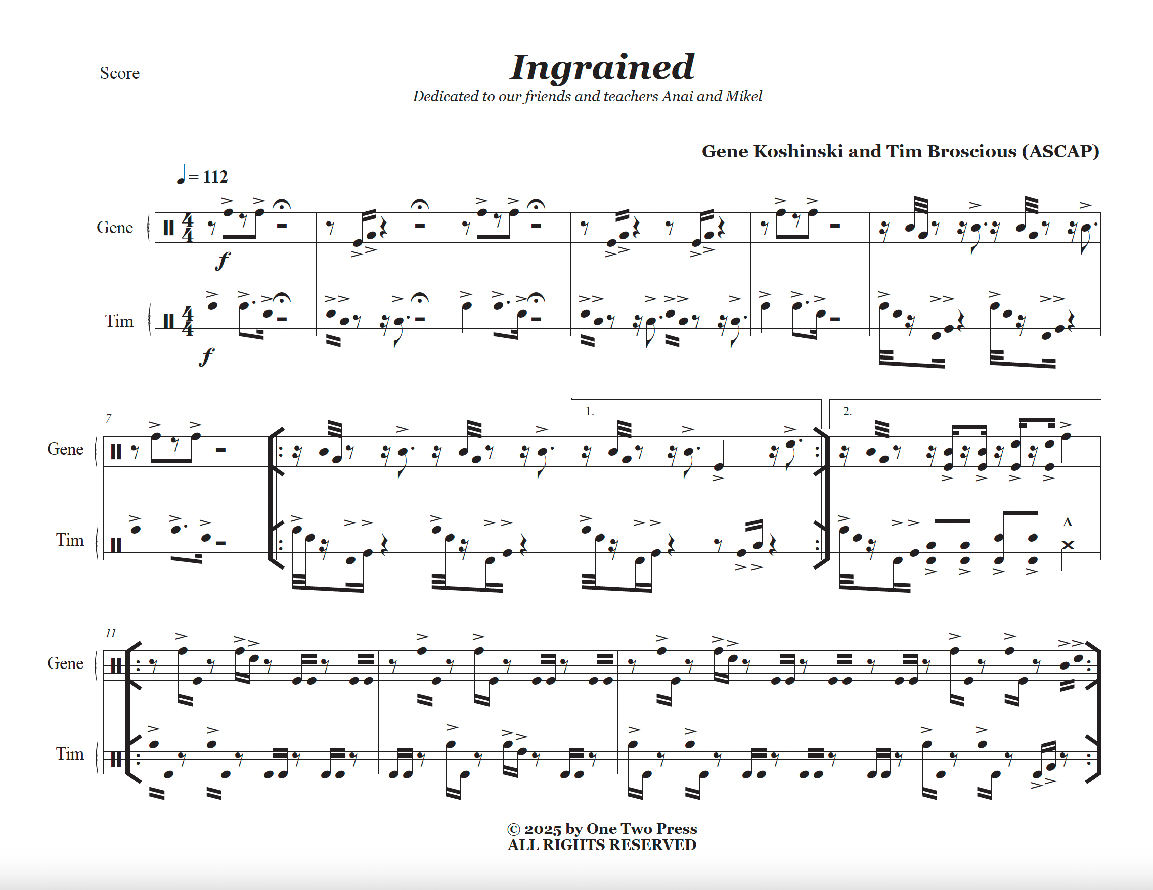 Ingrained (Digital Download) | Gene Koshinski